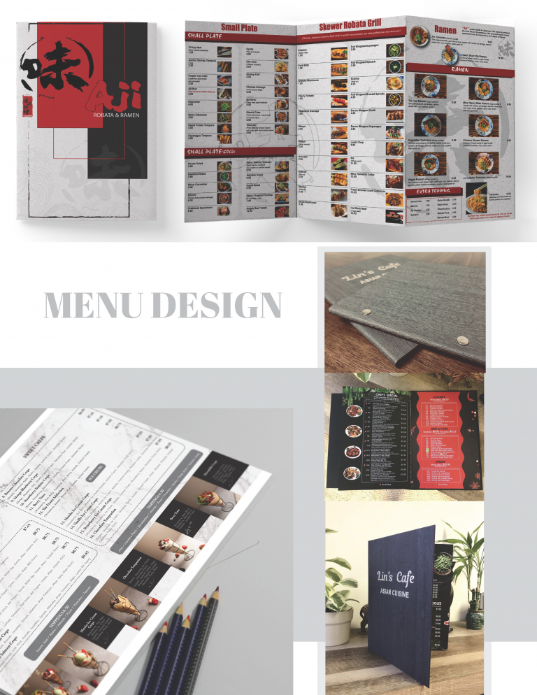 Houston Restaurant Menu Printing & Design, Dine-In and Carry-Out
